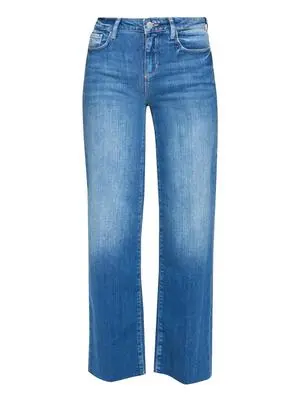 L'AGENCE Petite Scottie High-rise Wide-leg Jeans