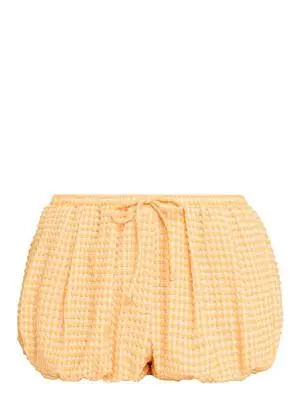 SIMKHAI Addie Textured Gingham Bubble Shorts