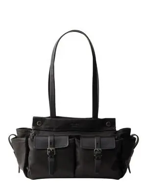 PRADA Route Leather Tote Bag