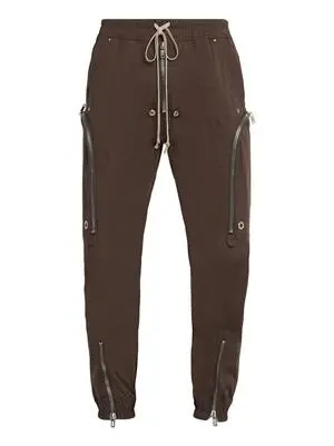 Rick Owens Bauhaus Heavy Cotton Poplin Cargo Trousers Dark Dust