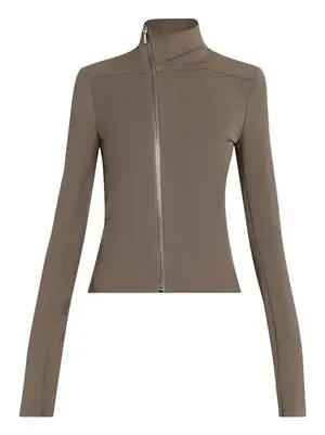 Rick Owens Gary Fitted Stretch Wool Jacket - Dust