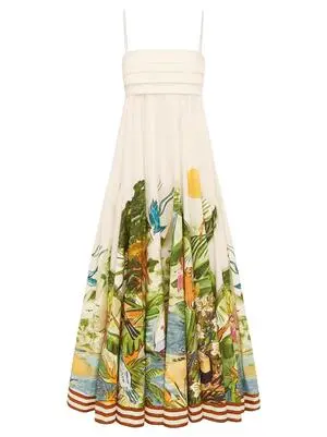 ALEMAIS Toucan Tango Midi Dress - Multi