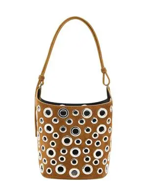 Proenza Schouler Brant Mini Suede Bucket Bag - Hazelnut