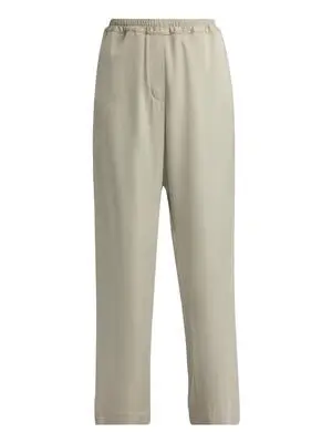 THE ROW Duvain Silk Straight-leg Pull-on Pants