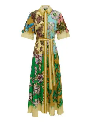 ALEMAIS Jerry Maxi Shirtdress - Multi