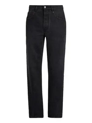 MARNI Grommet-trimmed Straight-leg Jeans