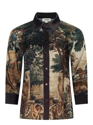 L'Agence Eulalie Placet Print Blouse - Multi