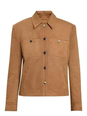 TOCCIN Isalya Boxy Button-front Jacket - Cedar