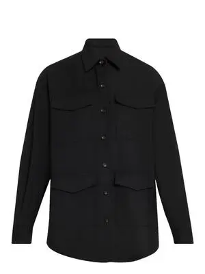 Maria Mcmanus Wool Cargo Jacket - Black