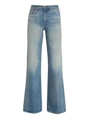R13 Charlotte Wide-leg Jeans - Hackney Blue