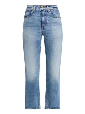 JAMIE HALLER The Kenickie Kickflare Crop Jeans