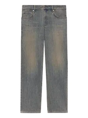 Helmut Lang Vintage Wash Straight-fit Jeans - Medium Blue