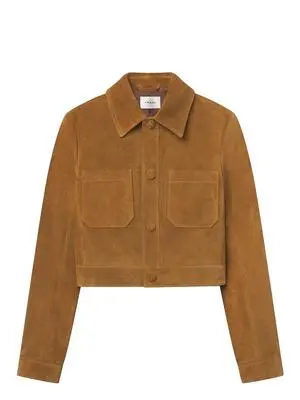 FRAME The Suede Jacket - Saddle