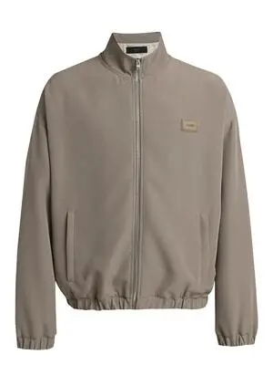 Amiri Logo Patch Full-zip Blouson - Dark Sand