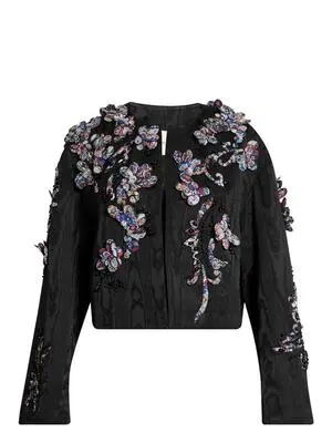 Dries Van Noten Vonda Bis Embellished Jacket - Black