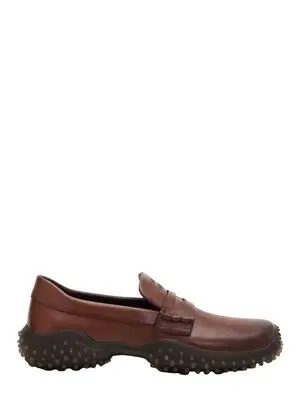 MIU MIU Bubble Leather Penny Loafers