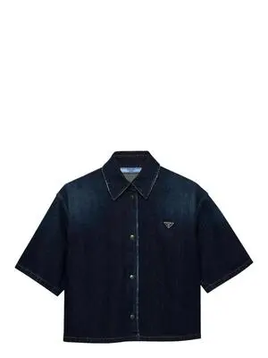 PRADA Cotton Cropped Shirt