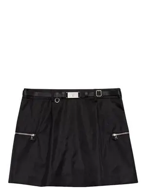 PRADA Belted Mini Skirt