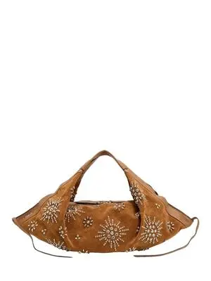 3.1 PHILLIP LIM Luna Studded Faux Suede Top-handle Bag