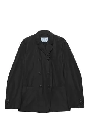 PRADA Silk Taffeta Double-breasted Jacket