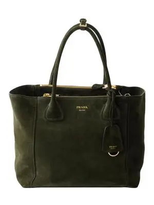 PRADA Nova Suede Top-handle Bag
