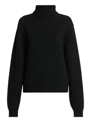 TOM FORD BOUTIQUE Wool-cashmere-mohair Chunky Knit Turtleneck Sweater - Black