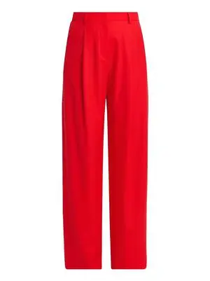 Giorgio Armani Wide-leg Virgin Wool Trousers - Geranium
