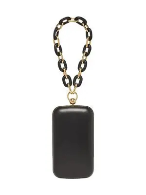 Givenchy Wristlet Clutch Bag In Nappa Leather - Black