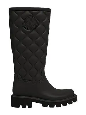 Moncler Kickstream Quilted Mid-calf Boots Black