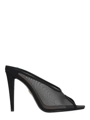 GIUSEPPE ZANOTTI Brivido 105mm Mesh Mules - Nero