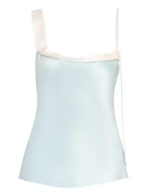 TOM FORD Ribbon Silk Cami Top - Azure