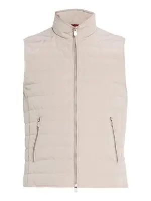 Brunello Cucinelli Bonded Nylon Down Vest - Cold