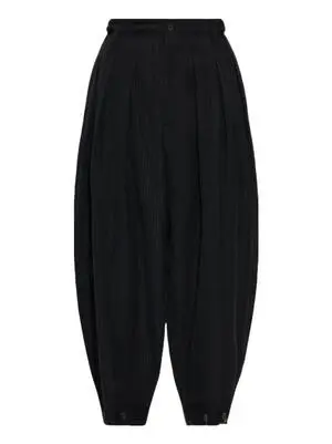 Yohji Yamamoto Loose-fitting Casual Trousers - Black