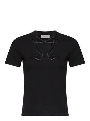 Blumarine Cutout T-shirt Black