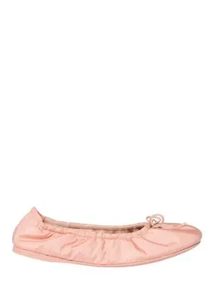 Miu Miu Foldable Technical Fabric Ballerinas - Opal