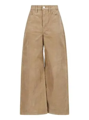 RALPH LAUREN Lauren Ralph Lauren Corduroy High-Rise Super Wide-Leg Pants