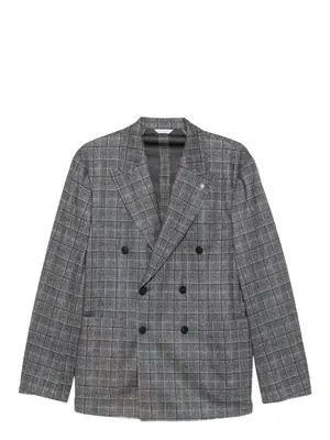MANUEL RITZ Double-breasted Blazer - Grey
