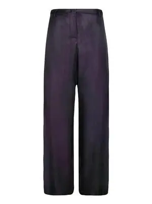 BLANCA VITA Straight-leg Trousers - Blue