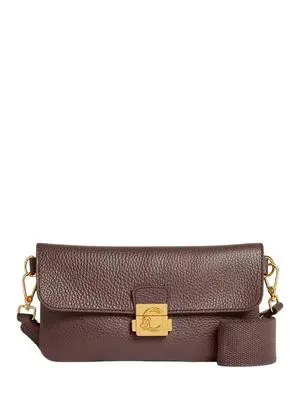 COCCINELLE Mini C-me Lock Cross Body Bag - Brown