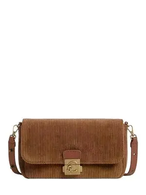 COCCINELLE Mini C-me Lock Shoulder Bag - Brown