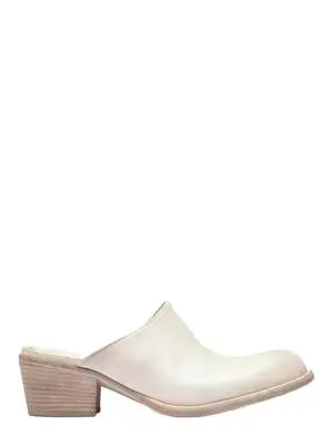 Officine Creative Wade Leather Mules - Neutrals