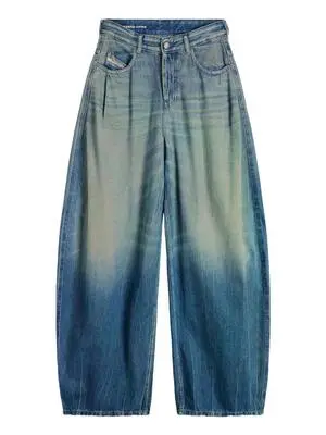 DIESEL® Relaxed Jeans High-waist 1987 D-khelz - Blue