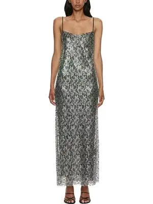 CHRISTOPHER ESBER Sequinned Lace Maxi Dress