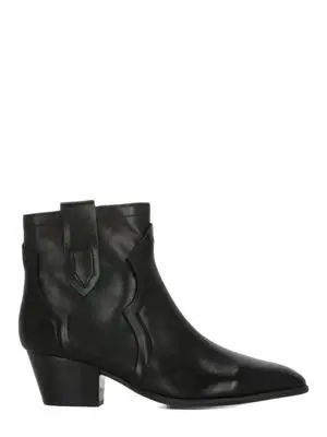 ASH Flare Pointed-toe Panelled Ankle Boots