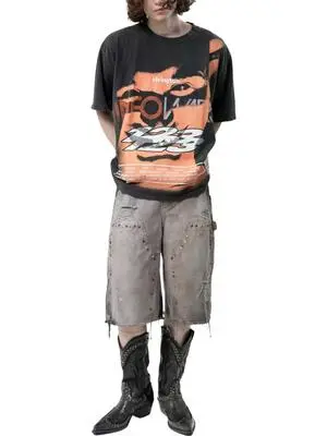 RRR123 Info War Cva Boxy T-shirt - Black