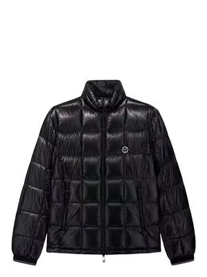 ARMANI EXCHANGE Quilted Logo-patch Padded Jacket