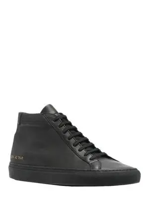 COMMON PROJECTS High-top Leather Sneakers Black