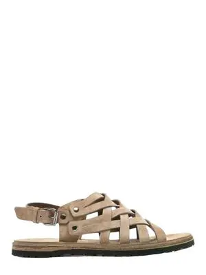 Officine Creative Chios Woven Leather Sandals - Neutrals