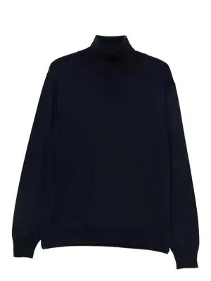 CENERE GB Roll-neck Sweater - Blue