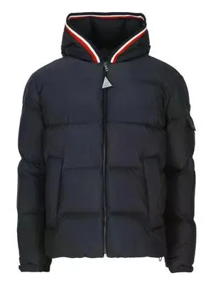Moncler Lacfroid Hooded Short Down Jacket - Blue